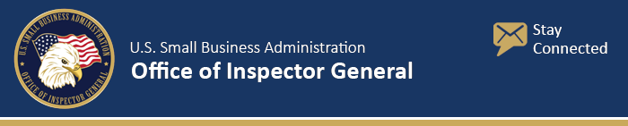 U.S. Small Business Administration - Office of Inspector General (SBA ...